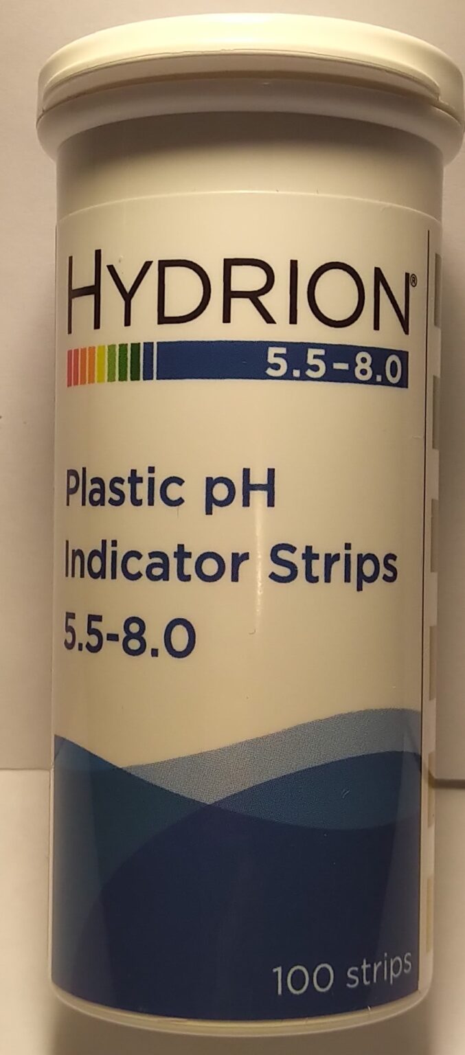 pH test strips (100/vial) - IFNH